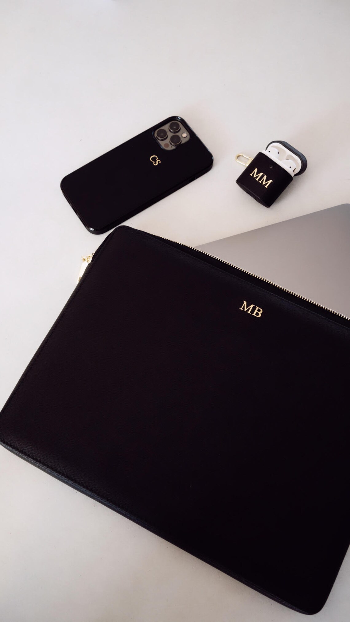 Personalised Saffiano Leather 13 Inch Laptop Case Macbook - Etsy