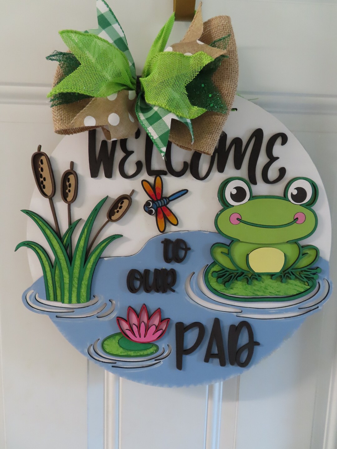 Door Hanger - Welcome to Our Pad - Etsy