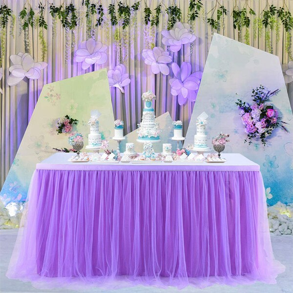 Tulle Table Skirt - Etsy