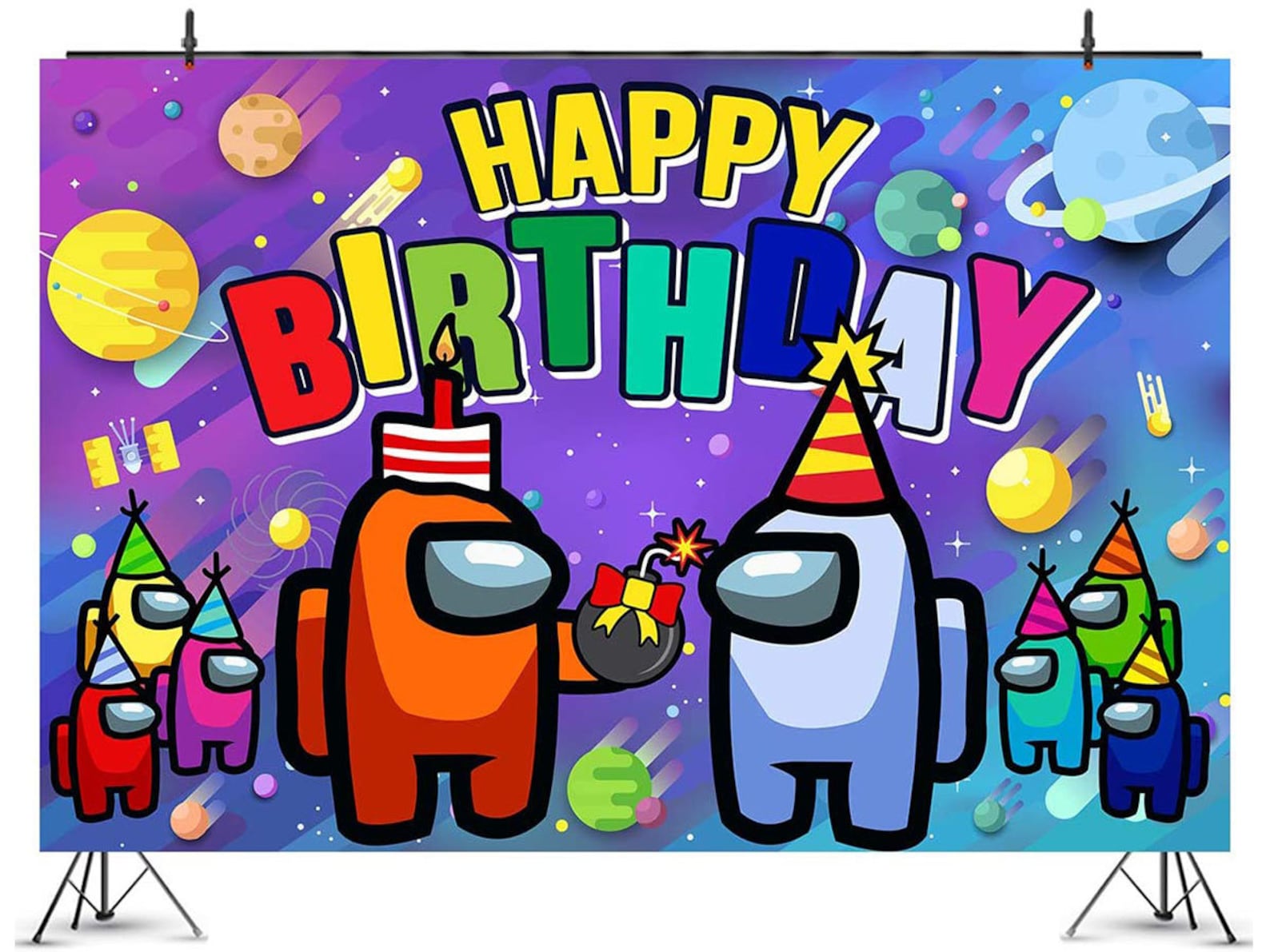 Among Us Birthday Party Suppliespopular Imposter Game Etsy