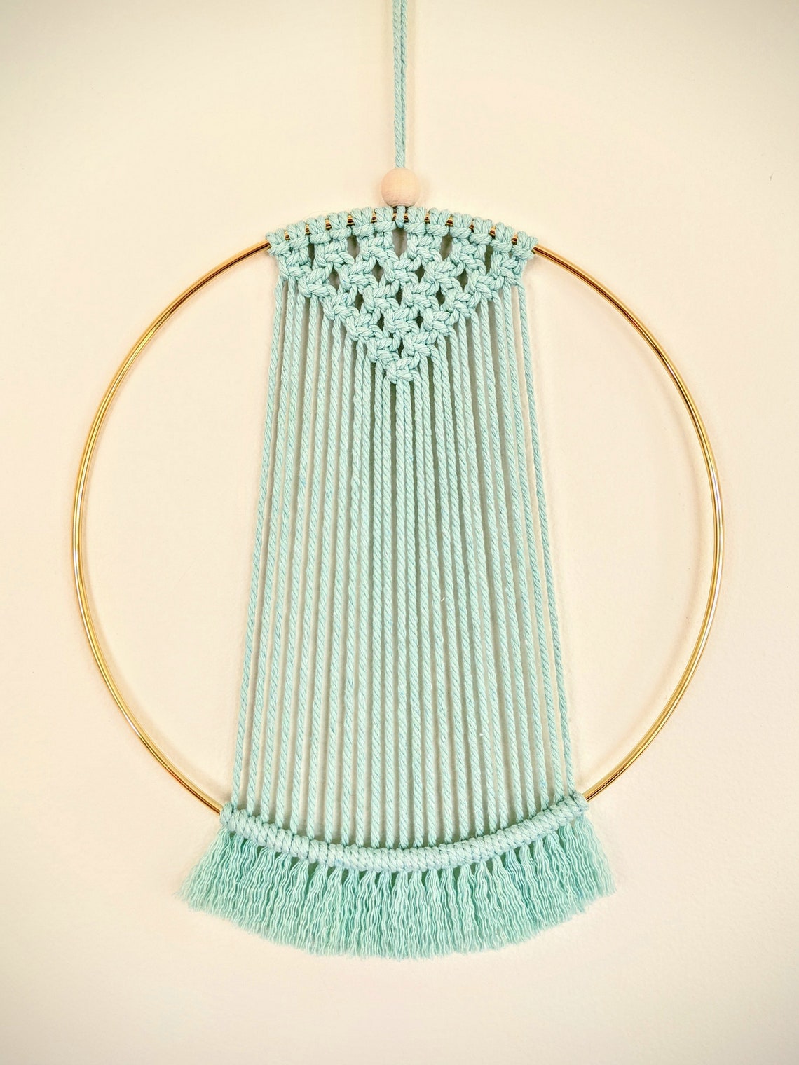 Macrame Circle Wall Hanging Modern Macrame Boho Geometric - Etsy