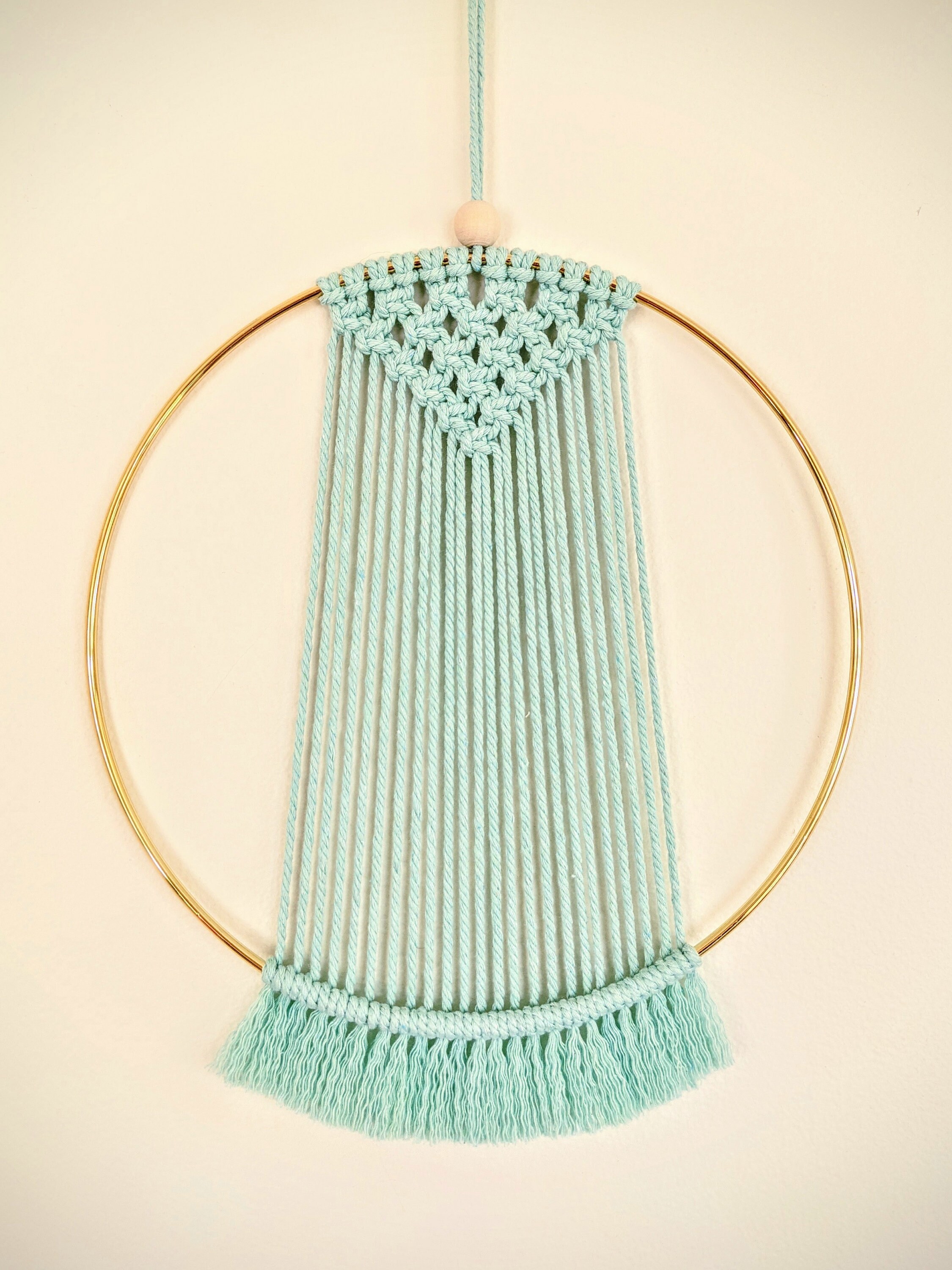 Macrame Circle Wall Hanging Modern Macrame Boho Geometric - Etsy