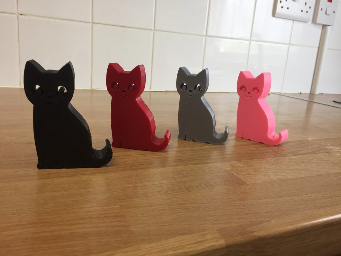 Cat Phone Stand Mobile phone Holder iphone ipad android | Etsy