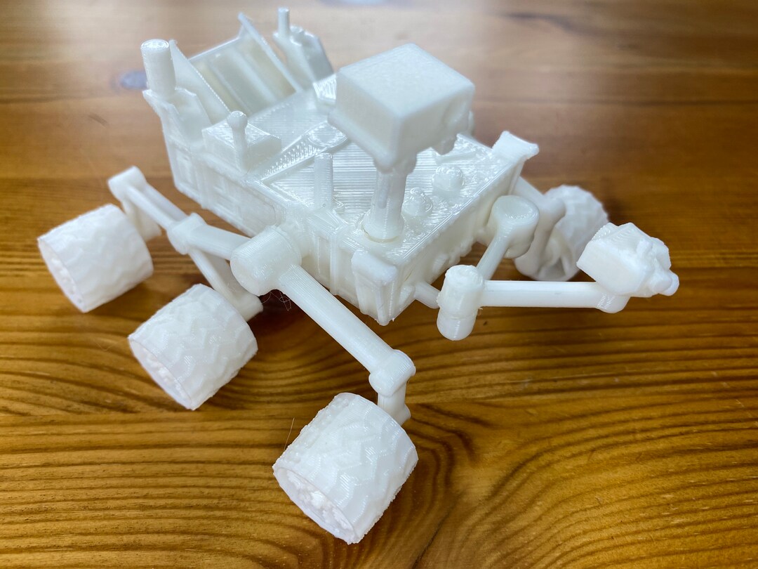 3D Printed Model/kit of the Mars Curiosity Rover - Etsy UK