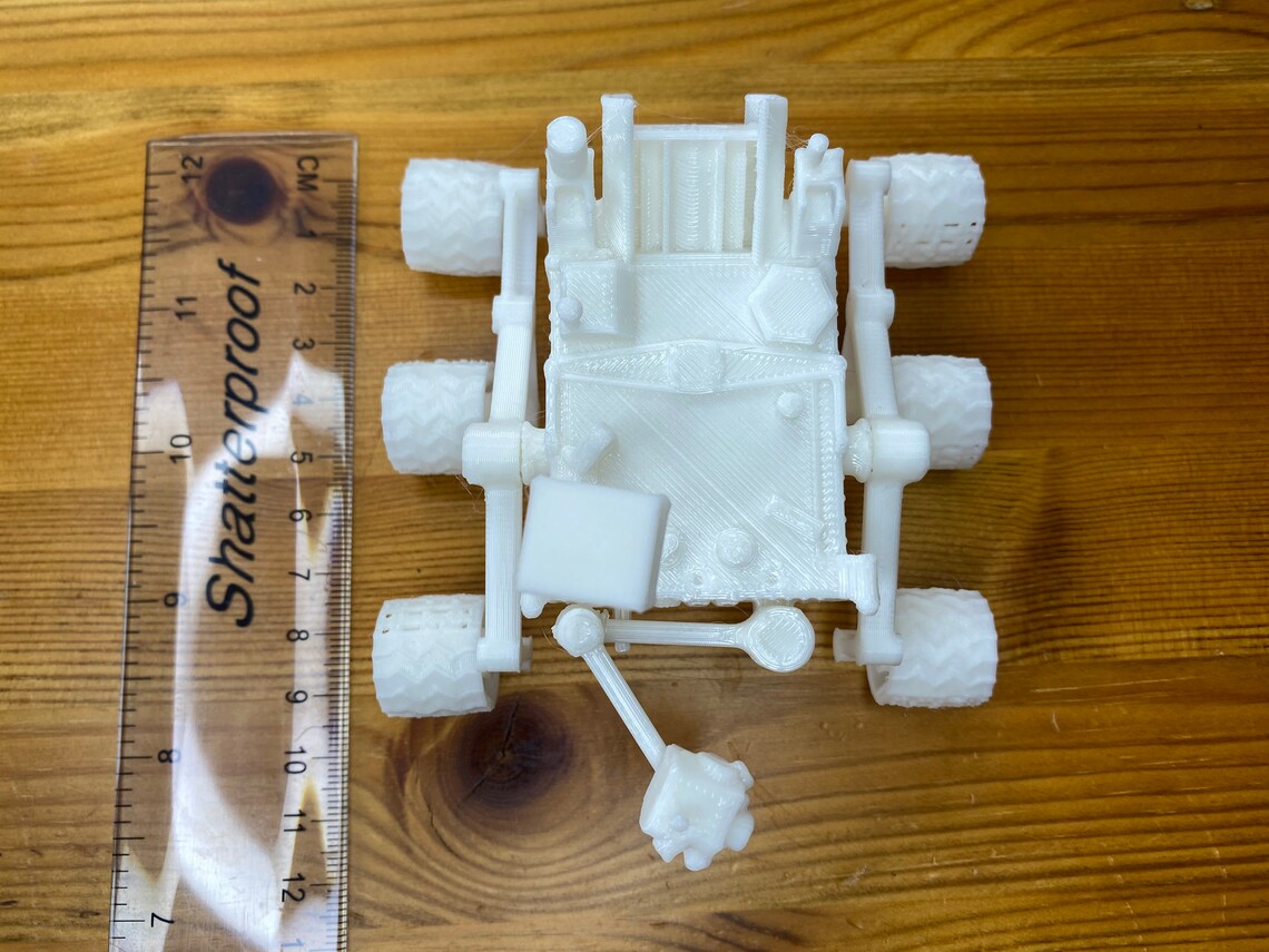 3D Printed Model/kit of the Mars Curiosity Rover | Etsy UK