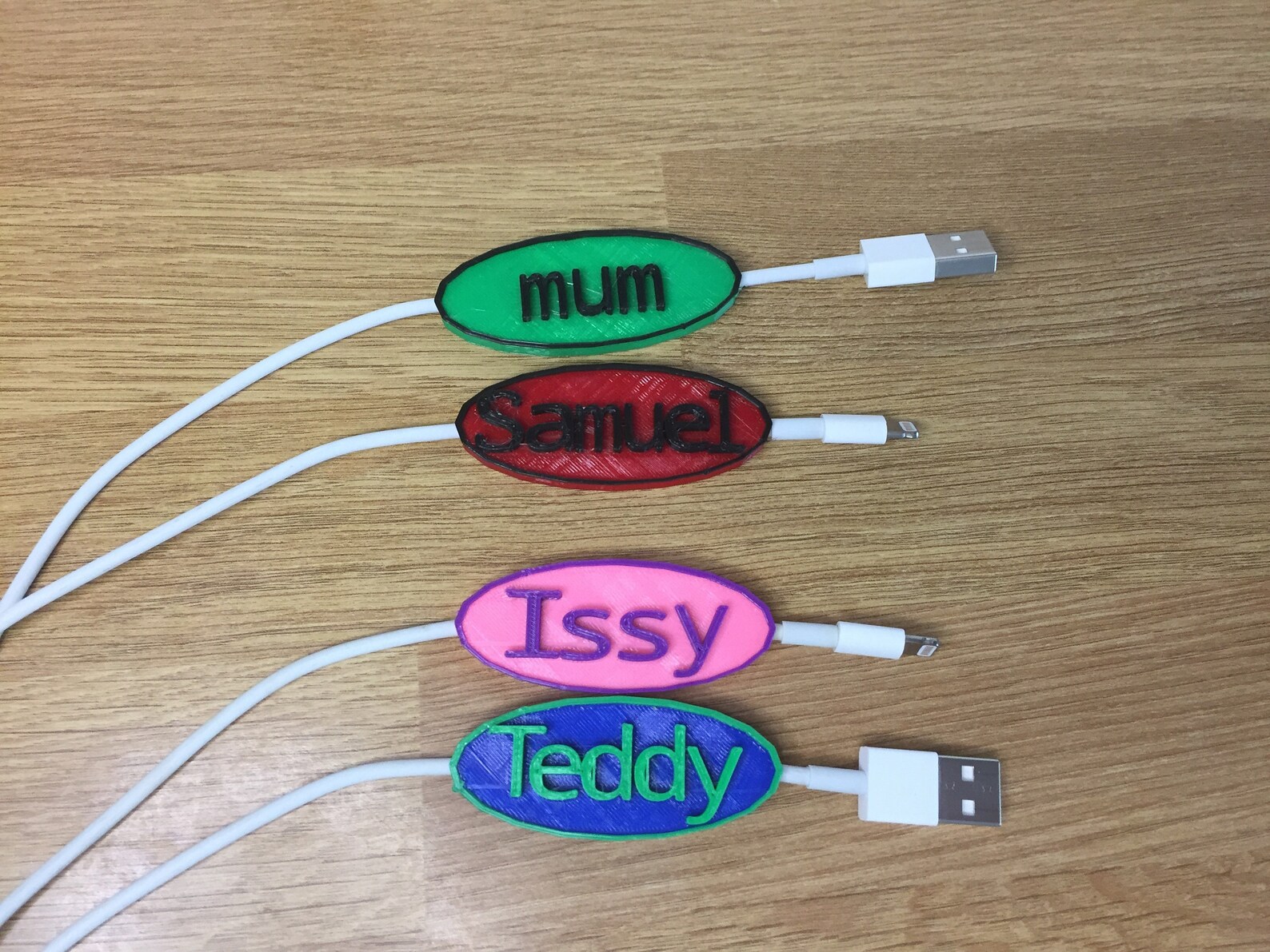Personalised Cable Tag for iPhone Charger - Mobile Phone Accessory ...