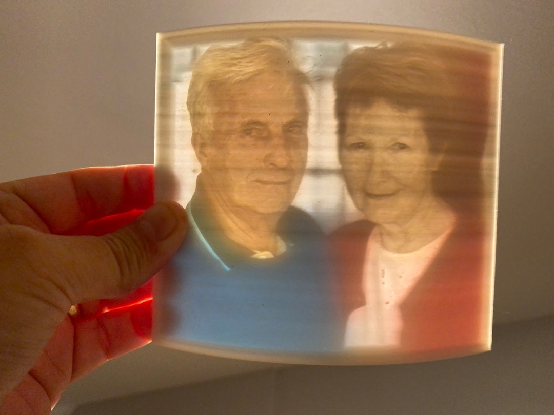 Light up Portrait Colour Picture / Photo Gift - Etsy UK