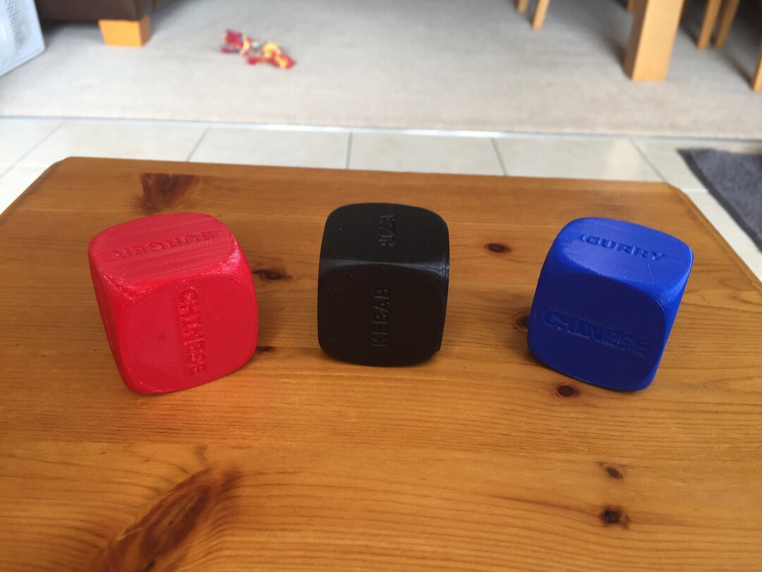 Wide Range / Personalized Decision Dice, Kids Playtime, Takeaway ...
