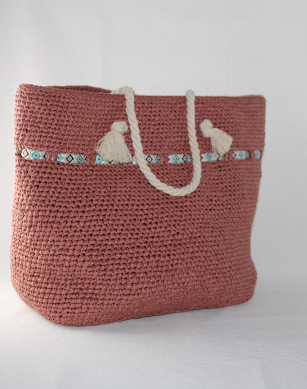 Shopper Crocheted From Raffia - Etsy