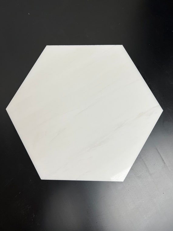 8 Dolomite Hexagon Shape Natural Stone Trivet Large - Etsy