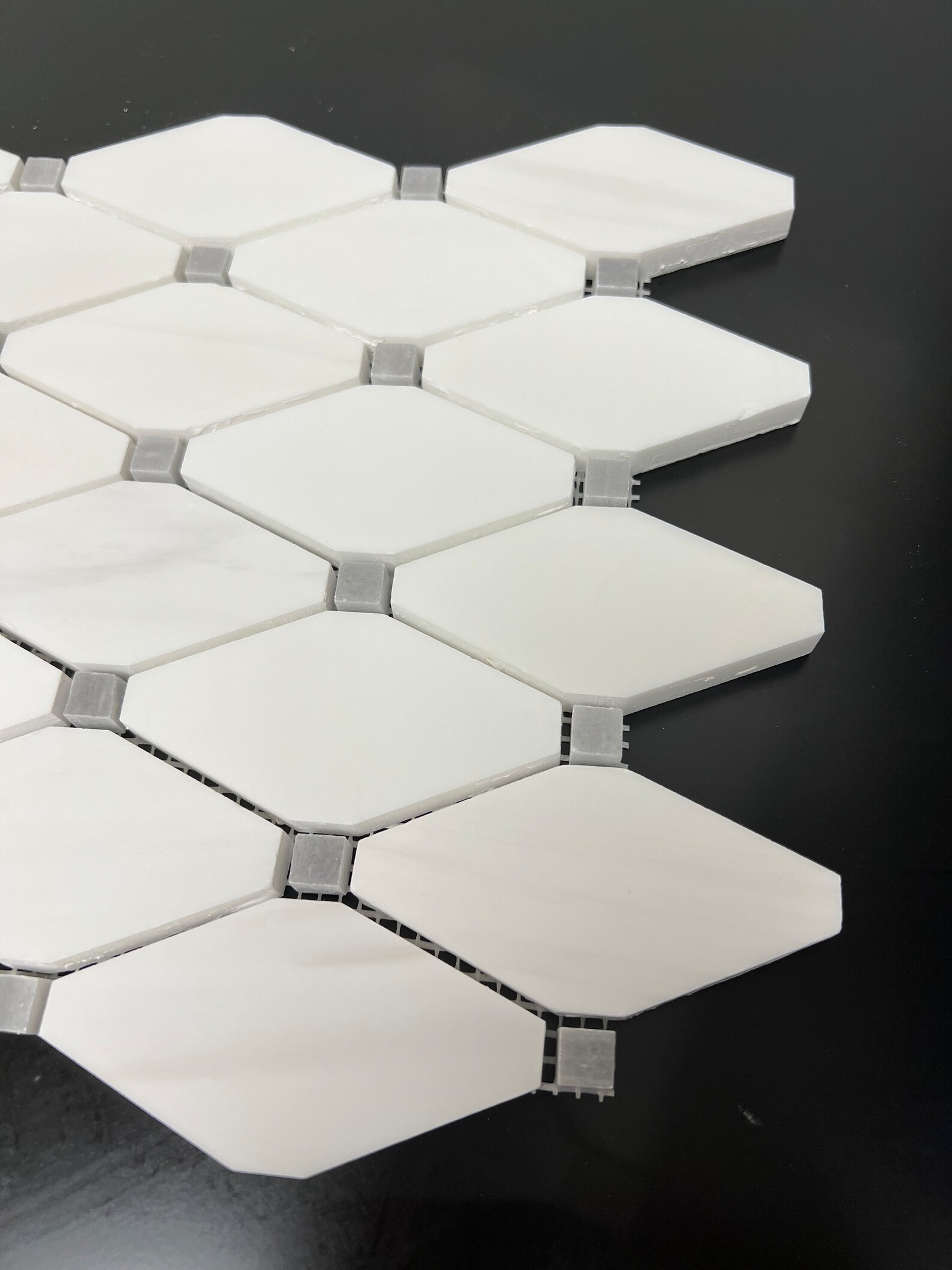 Bianco Dolomite 2x4 Clip Diamond Tile - Etsy