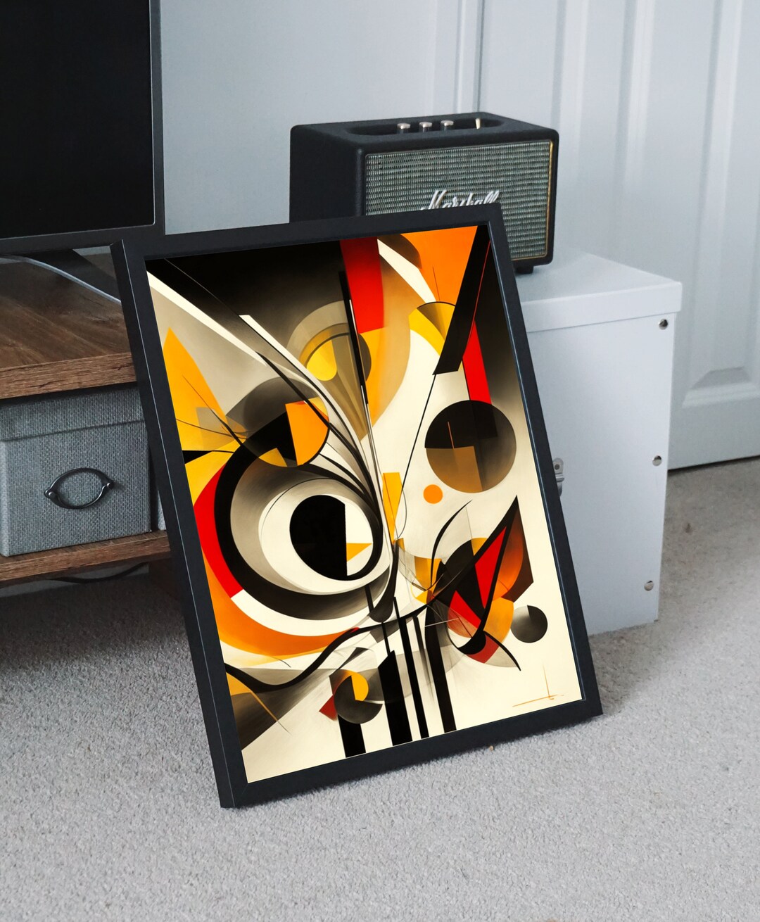 Abstract Modern Art Poster 21x28 High Resolution - Etsy