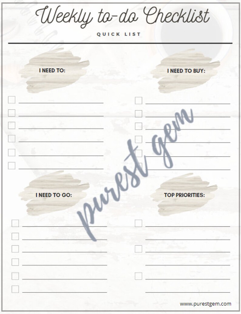 Planner, Tasks Organizer, Goal Organizer, Weekly Planner, Goal Setting ...