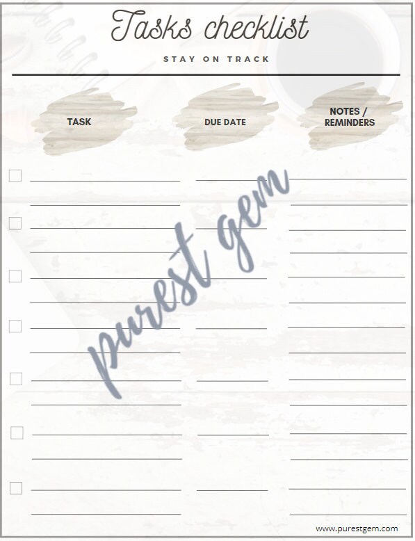 Planner, Tasks Organizer, Goal Organizer, Weekly Planner, Goal Setting ...