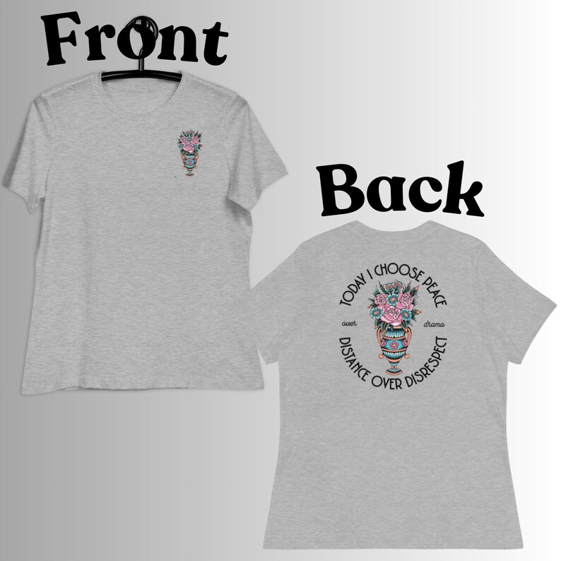 Today I Choose Peace Over Drama, Distance Over Disrespect Women's ...