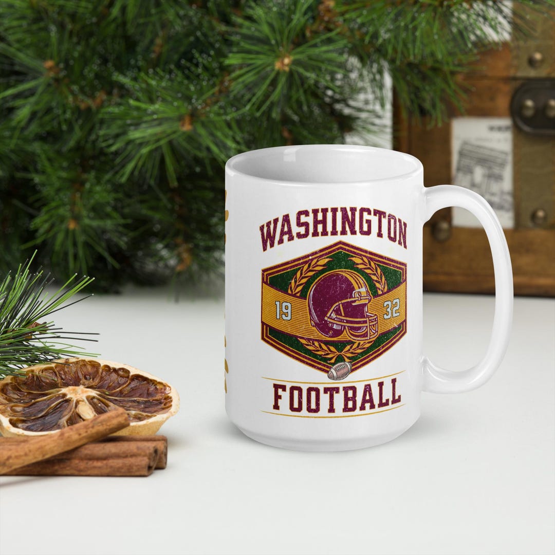 Washington Commander's Mug, Washington Football Mugs, Coffee Mugs, DC ...