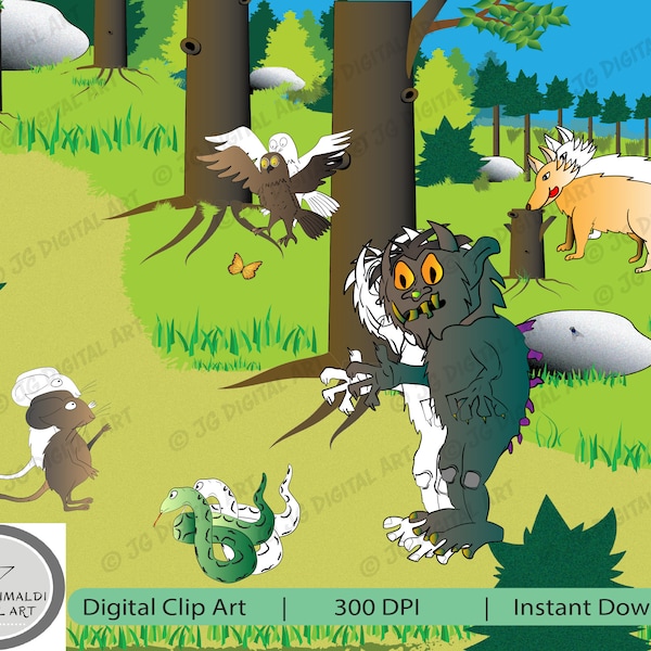 Gruffalo Story Cards - Etsy
