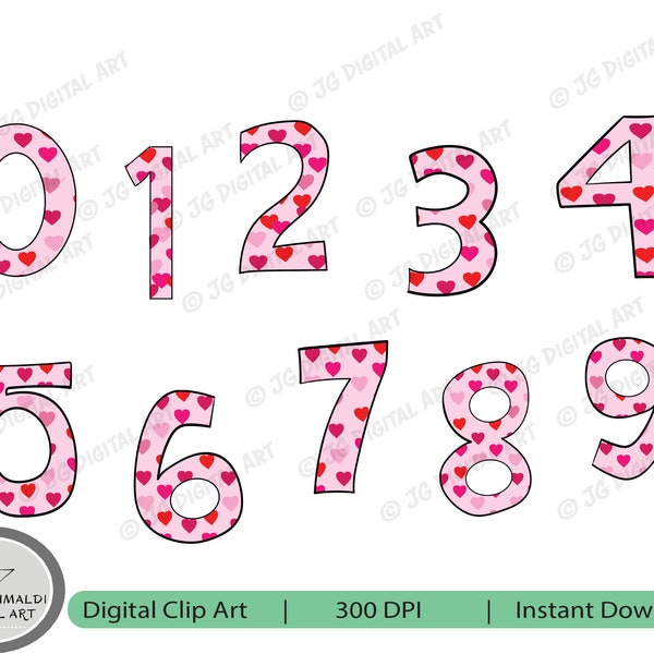 Cake Walk Numbers - Etsy