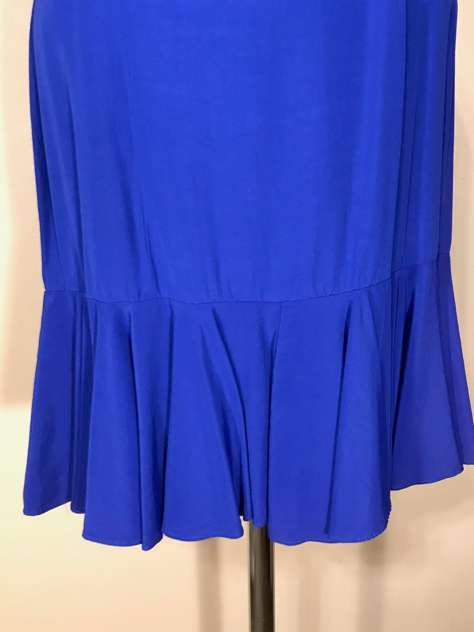 SIZE 7 Tank Dress, Bright Royal Blue Sundress - 1980's Knapp Studio USA ...