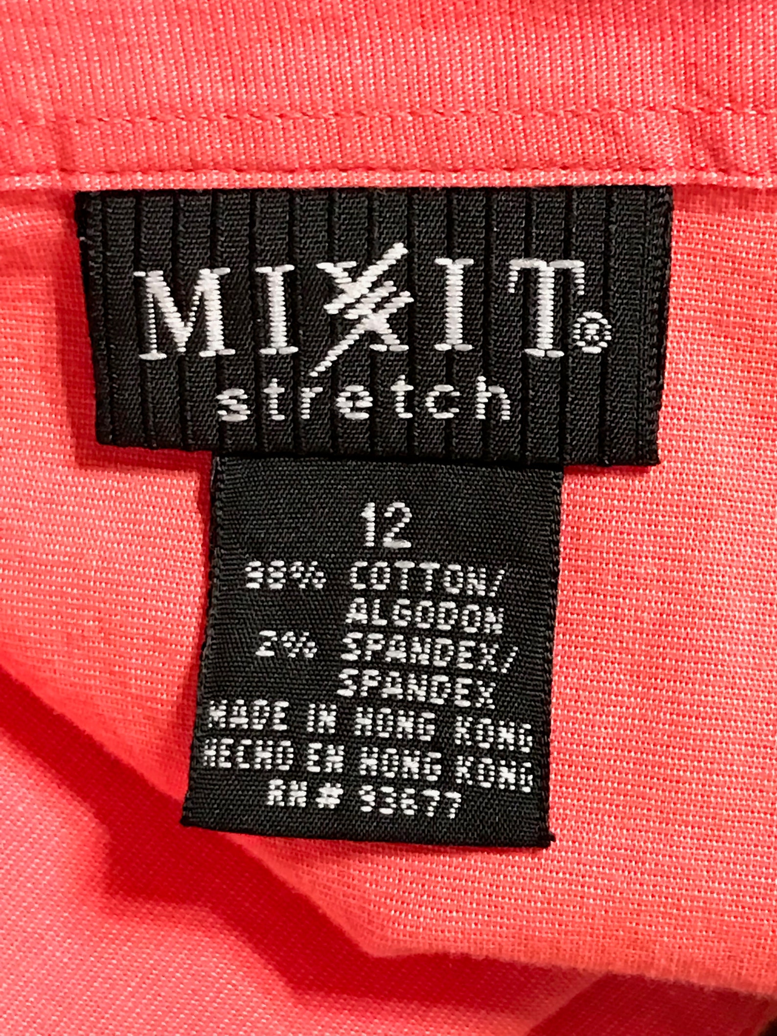 SIZE 12 Coral Wrap Top Jcpenney Mixxit Mixit Brand Home | Etsy