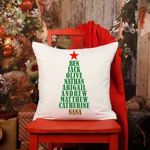 Personalized Christmas Pillows - Etsy