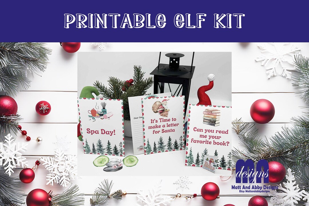 Personalized Digital Download Elf Kit - Etsy