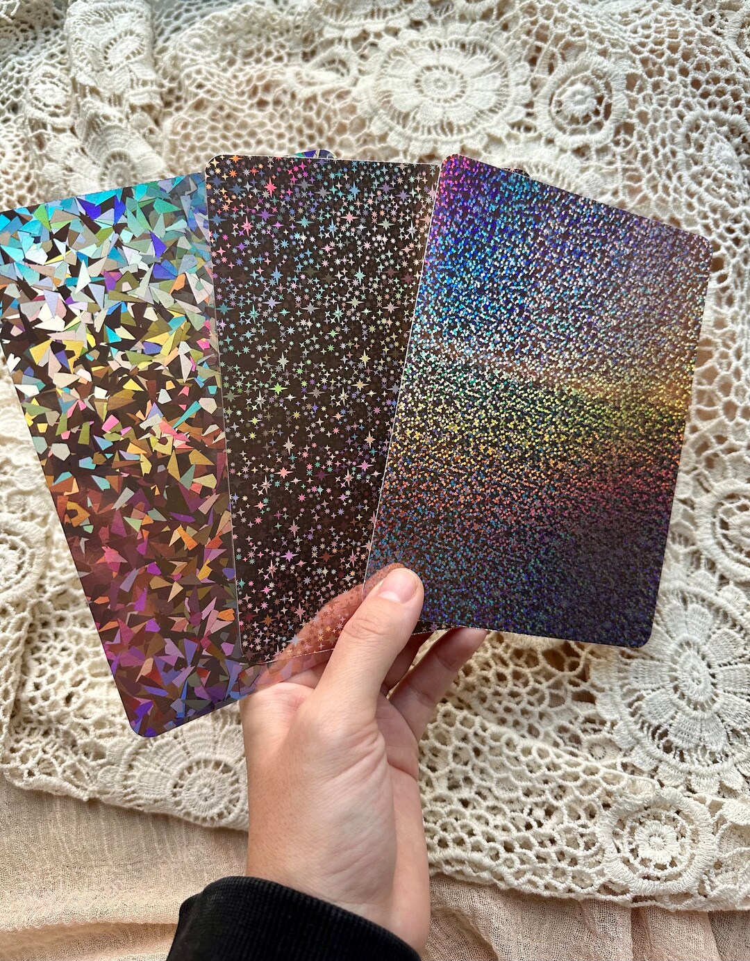 PINK Hologram Glitter Kindle Insert for Clear Case 6 Inch / Paperwhite ...