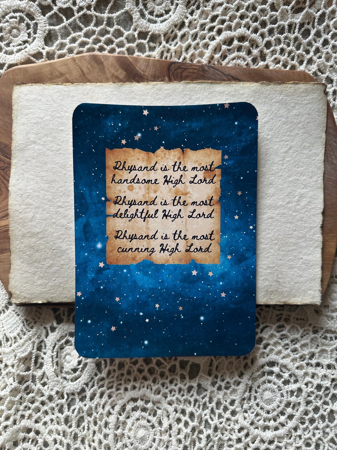 ACOTAR / ACOMAF Rhysand Handsome High Lord Fantasy Book Kindle 6 Inch ...