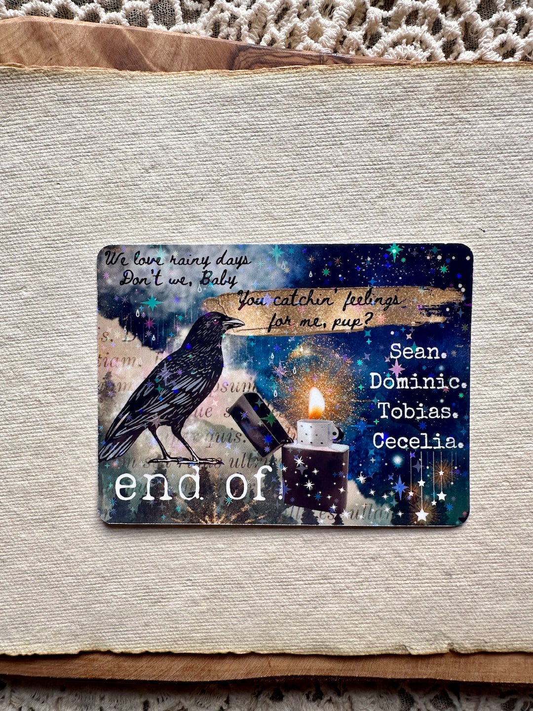 Flock the Ravenhood Trilogy Kate Stewart Kindle Laptop Waterbottle ...