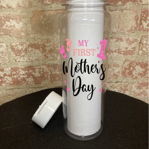 Motherhood Themed Plastic Water Bottle, Mother's Gift, World's Best Mom ...