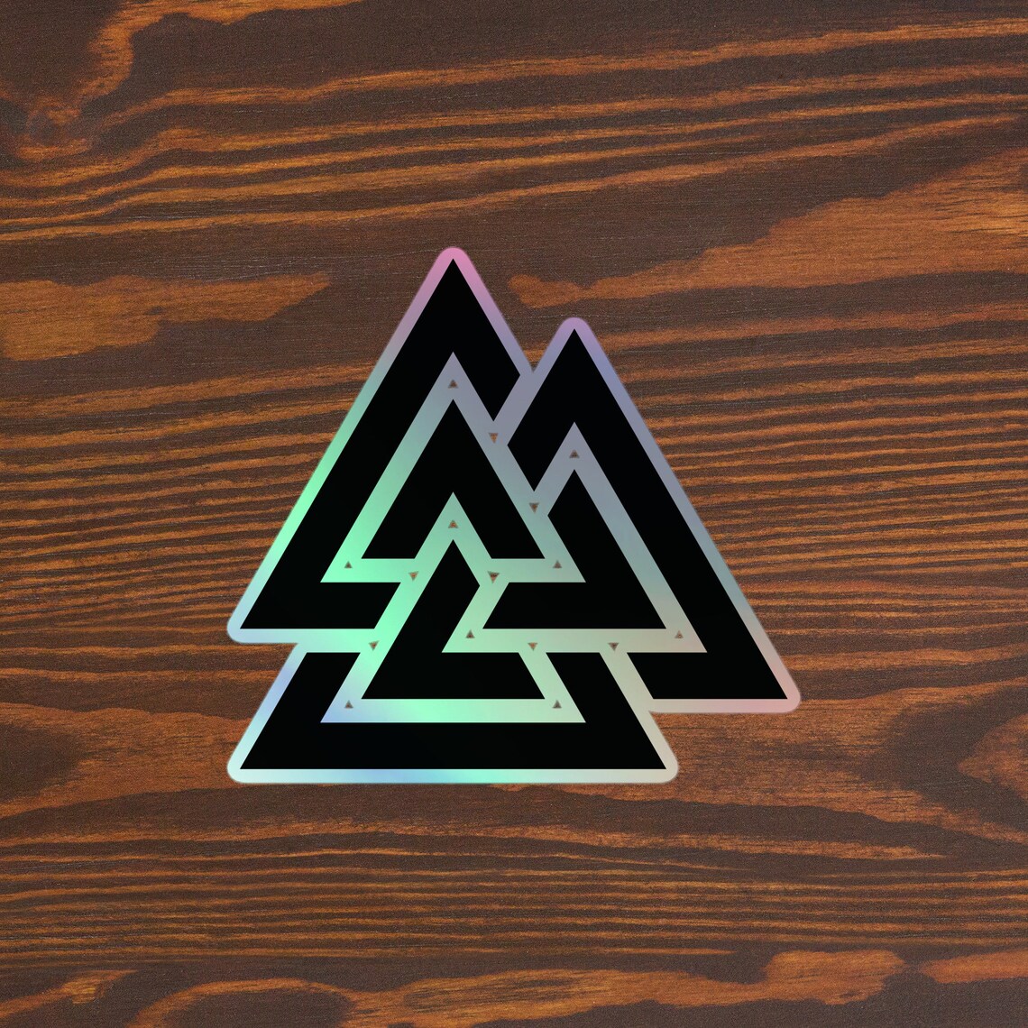 Valknut Viking Symbol Holographic Stickers - Etsy