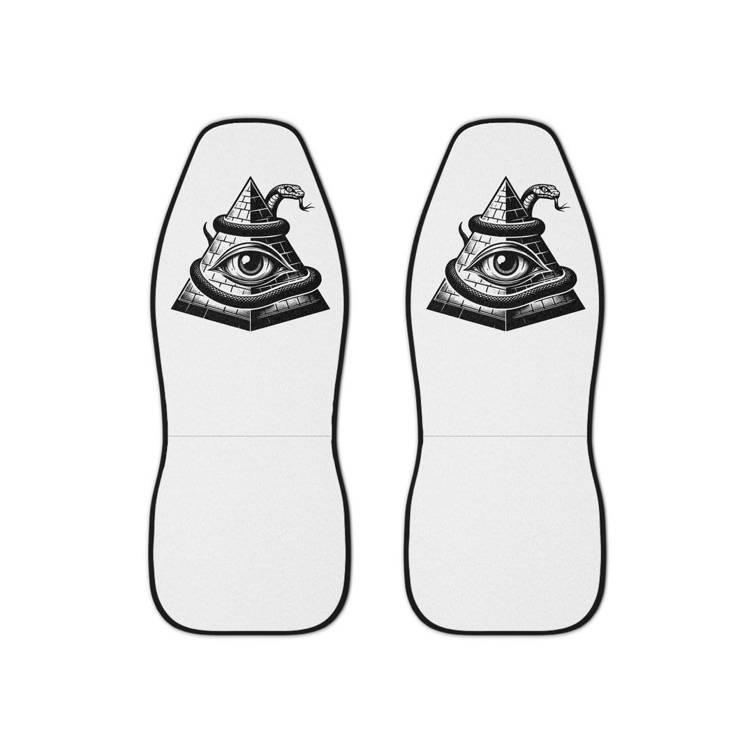 Illuminati | All Seeing Eye With Snake Mysterious Pyramid Car Seat ...