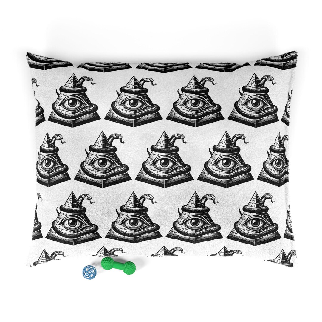 Illuminati | All Seeing Eye With Snake | Weird Pet Bed With Unique ...