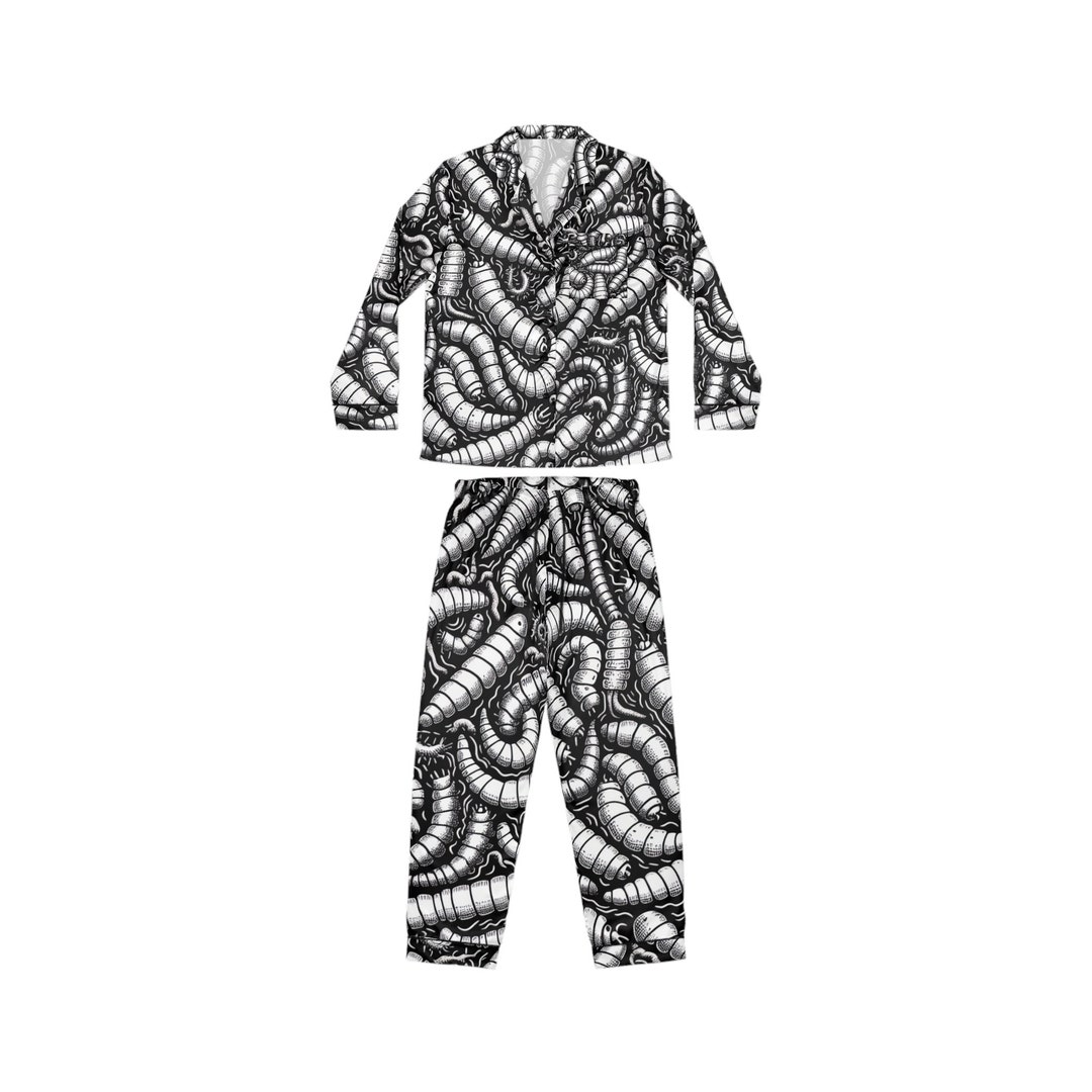 Maggots | Goth Horror | Zombie Themed Women's Satin Pajamas (AOP) - Etsy