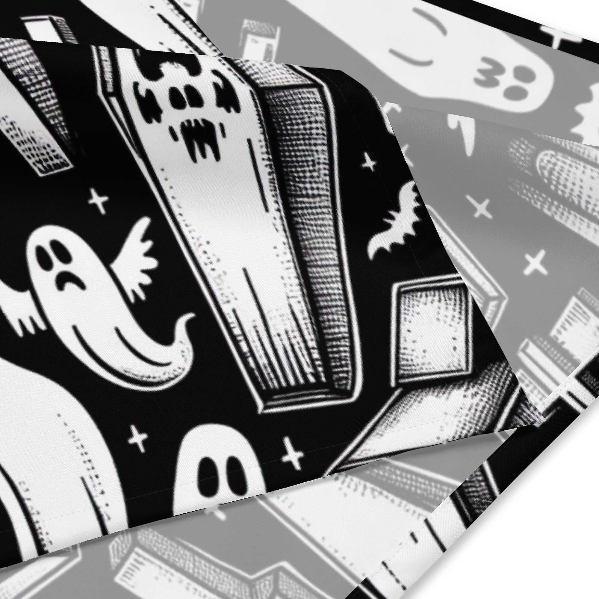 Ghost and Coffins Goth All-over Print Bandana - Etsy