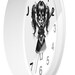 Zombie Goth Girl Goth Horror Themed Wall Clock - Etsy
