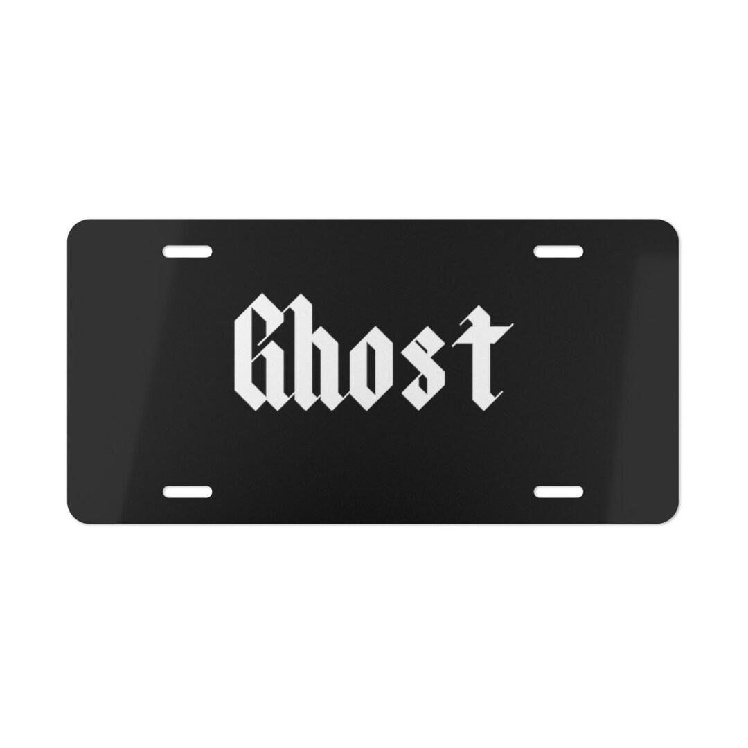 Ghost Goth Vanity Plate - Etsy