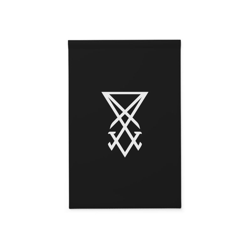 Sigil of Lucifer Satanic Goth Garden Banner - Etsy