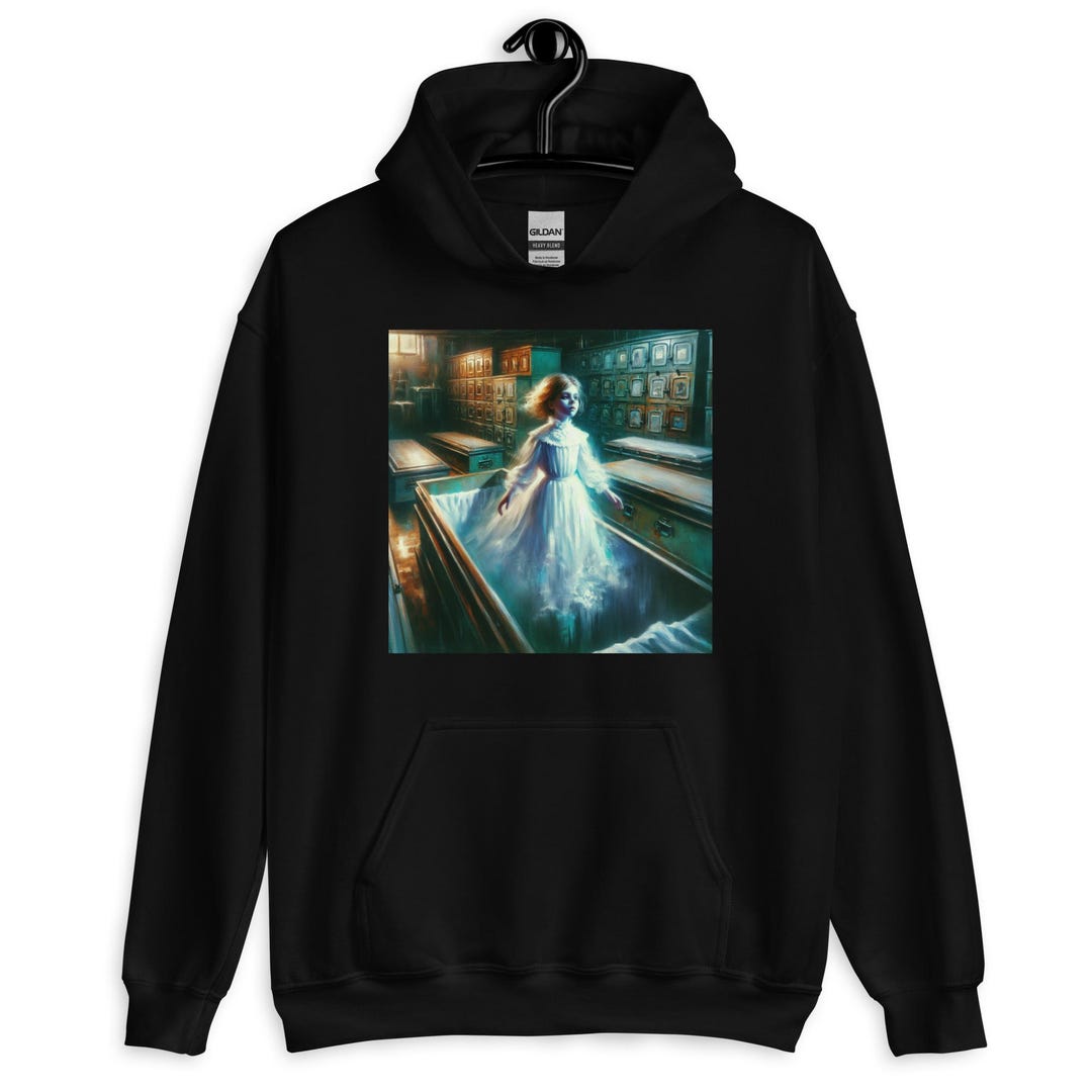 Young Ghost Girl Floating in the Morgue | Goth Unisex Hoodie - Etsy