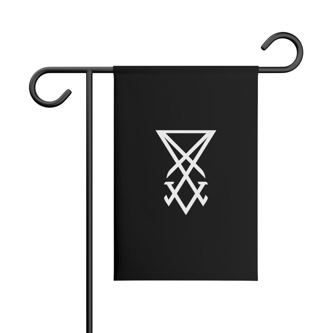 Sigil of Lucifer Satanic Goth Garden Banner - Etsy