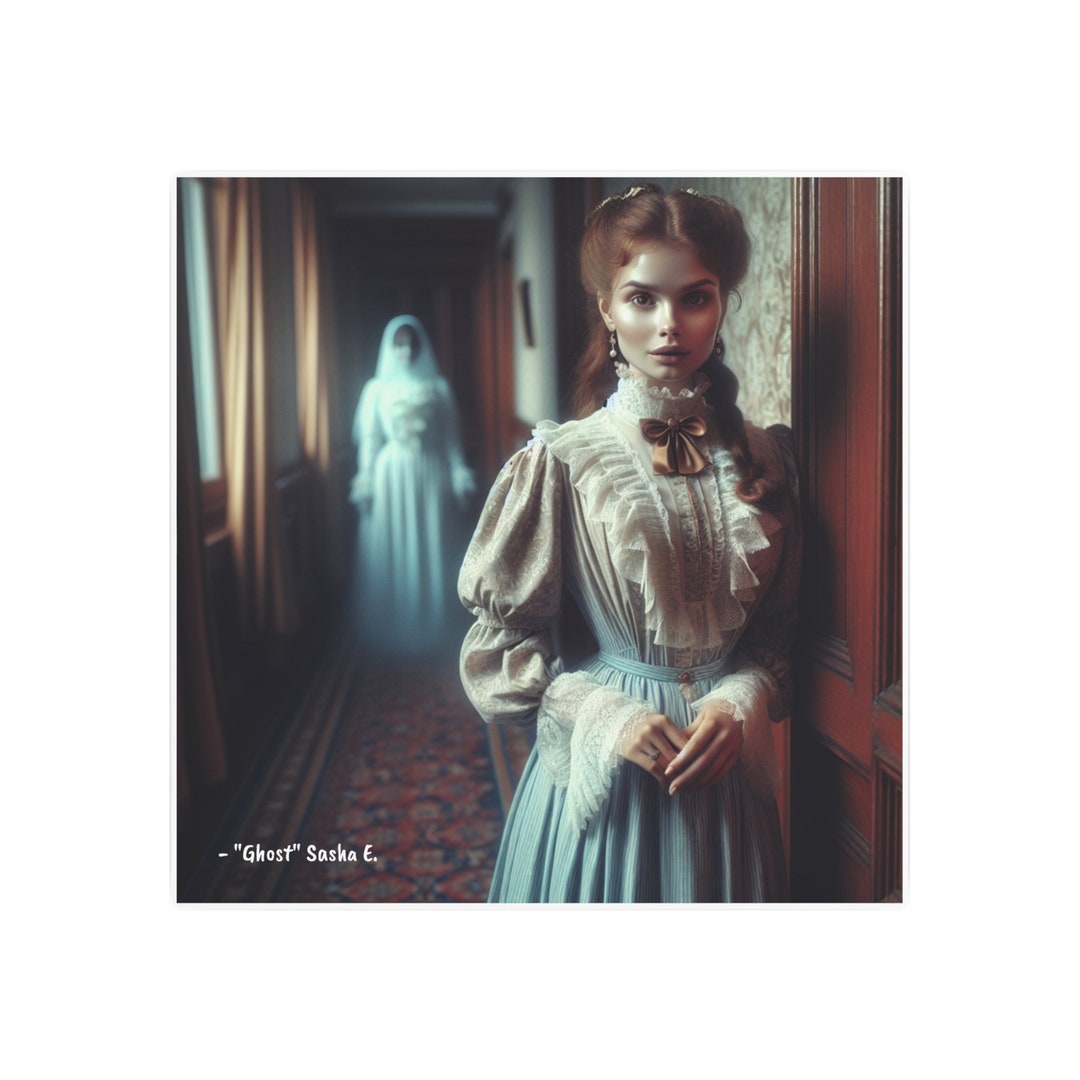 Ghost in the Hallway Victorian Gothic Metal Art Sign - Etsy