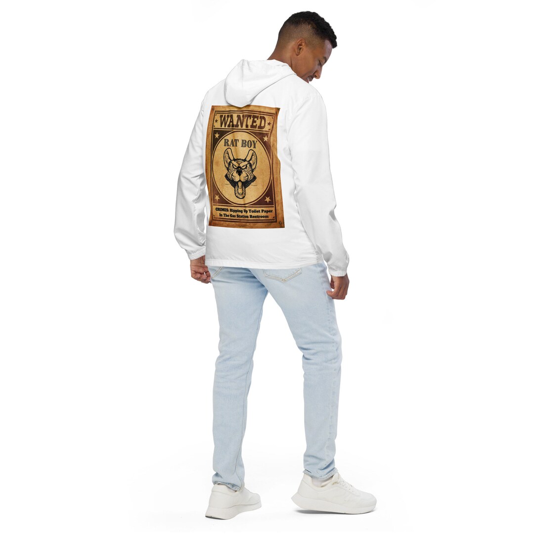 Rat Boy Wanted Poster Mens Windbreaker - Etsy
