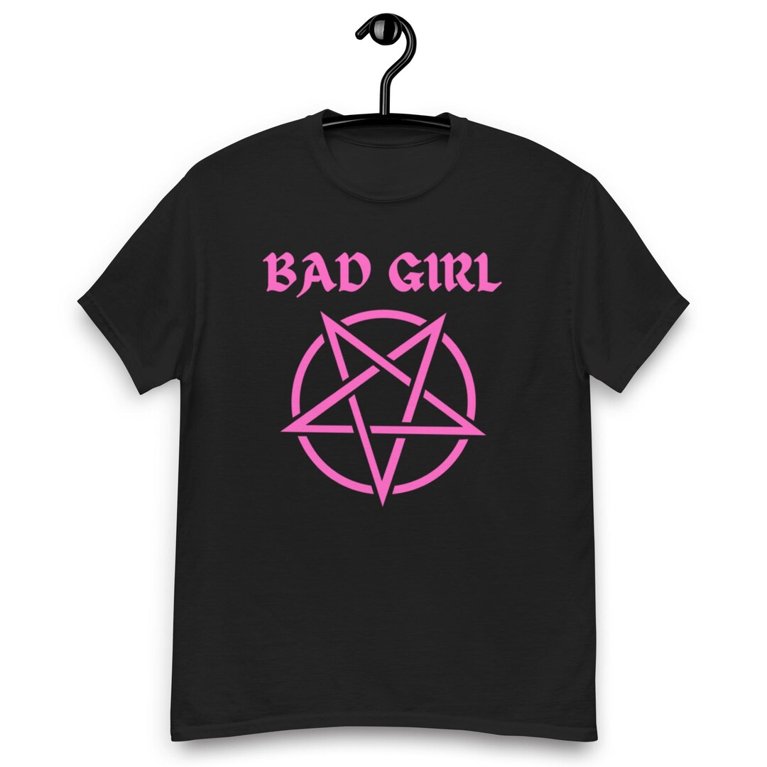 Bad Girl Pink Pentagram Pastel Goth Witch Classic Tee - Etsy