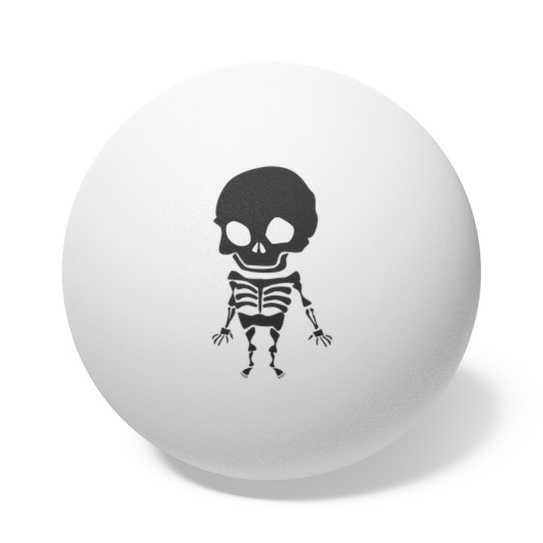 Little Skeleton Goth Ping Pong/ Beer Pong Balls 6 Pcs - Etsy