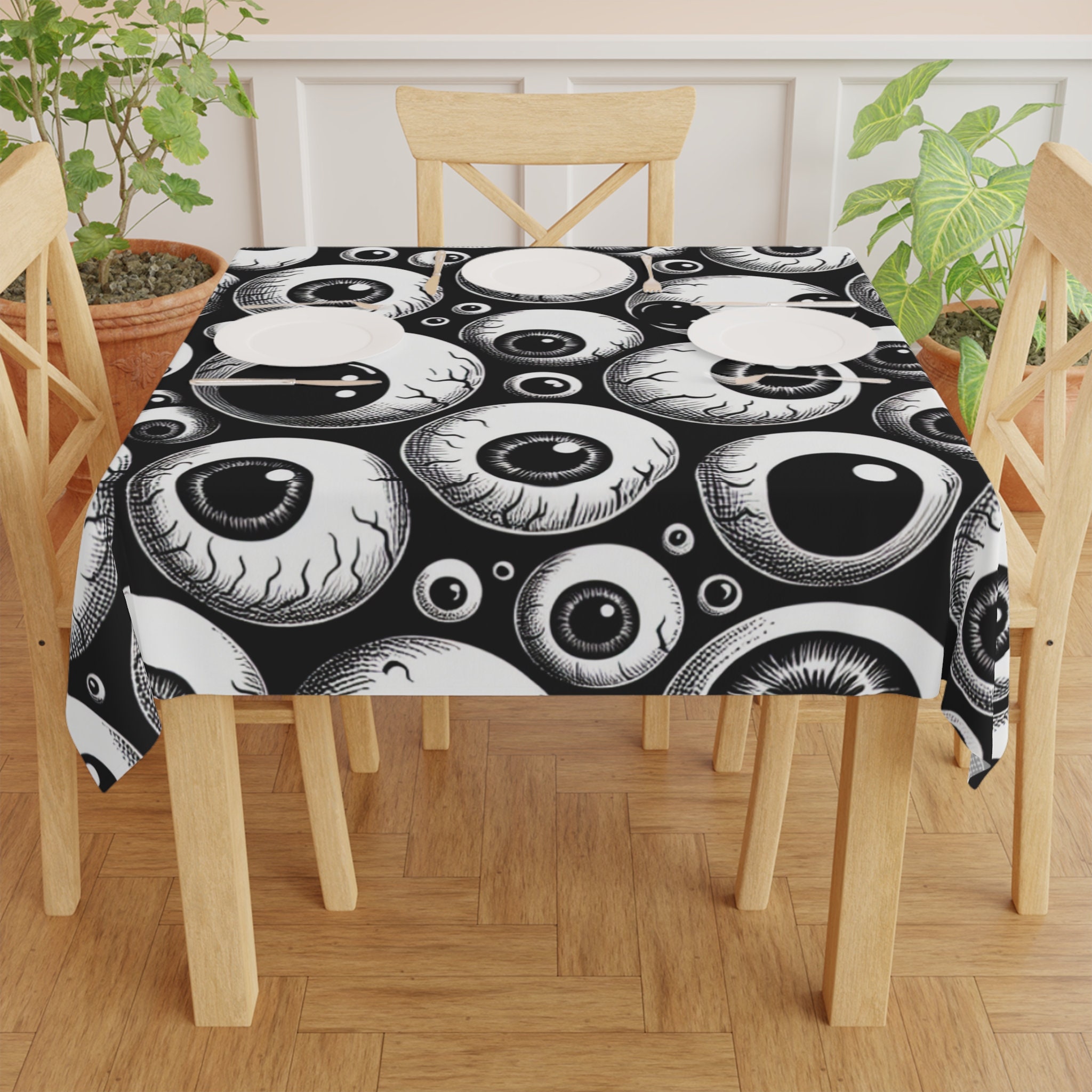 Eyeballs | Weird Goth Tablecloth - Etsy