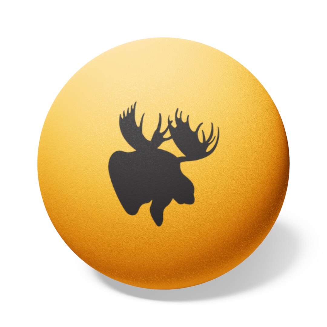 Moose Head Ping Pong/ Beer Pong Balls, 6 Pcs - Etsy
