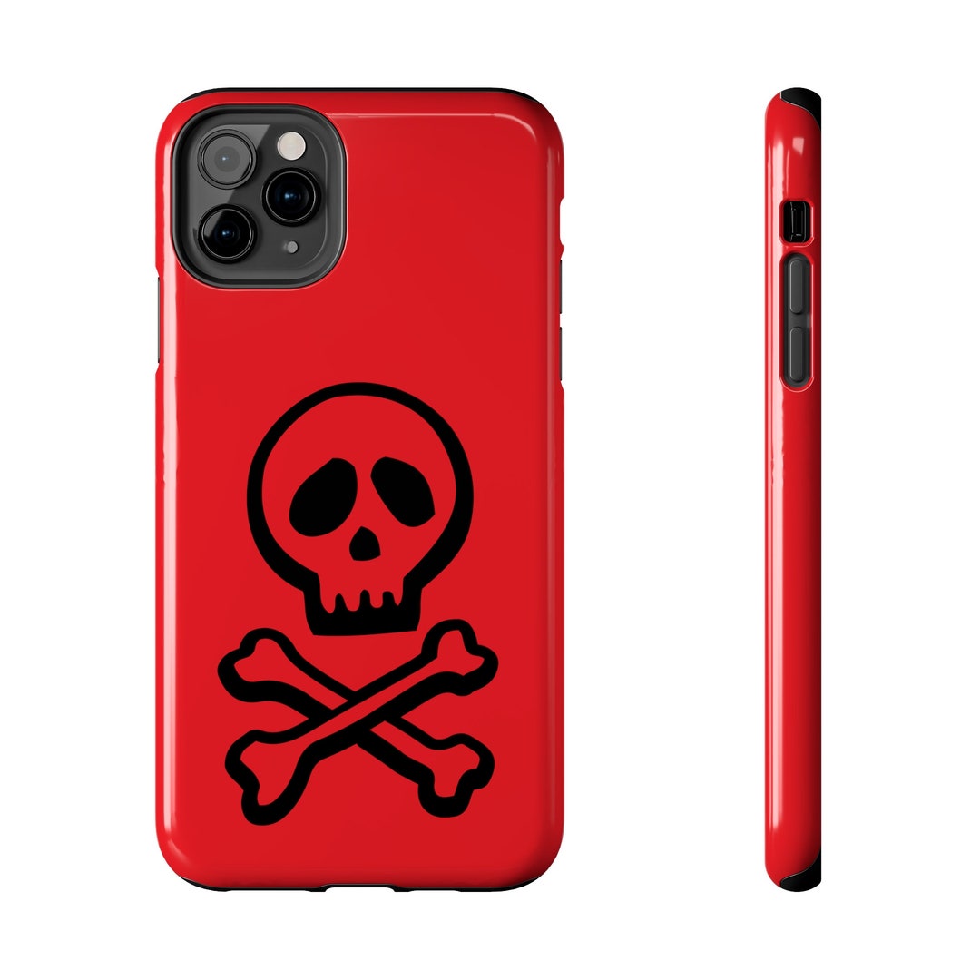 Skull and Crossbones Punk Rock Tough iPhone Cases - Etsy