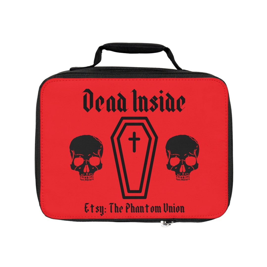 Dead Inside Goth Lunch Bag - Etsy