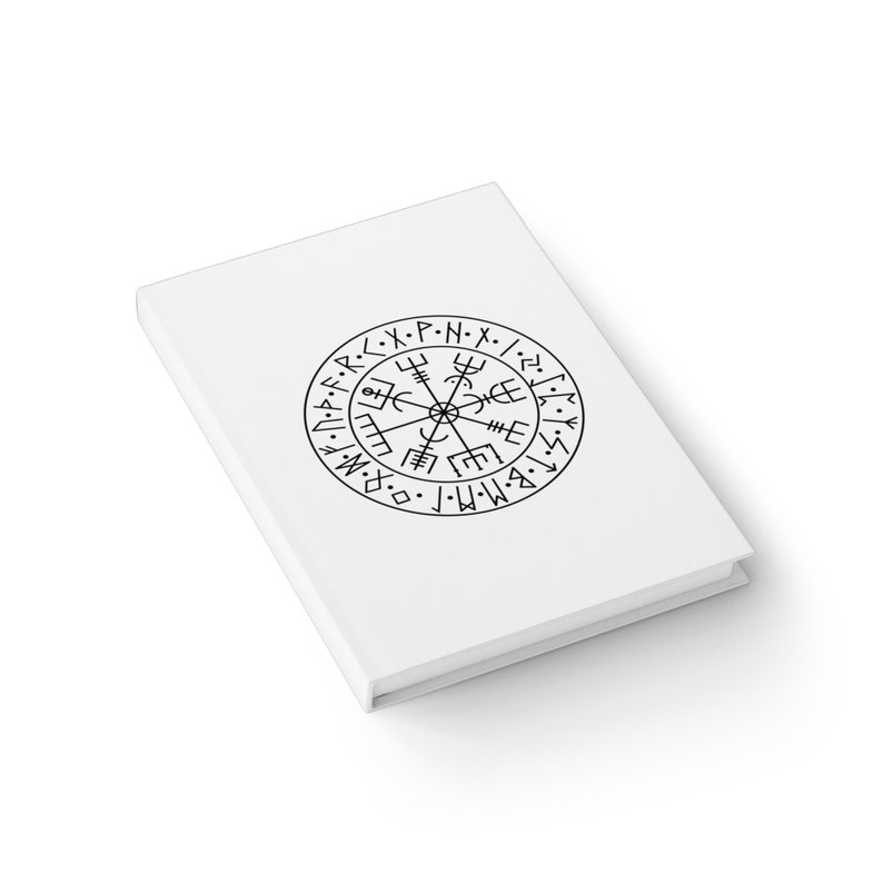 Vegvísir | Nores Mythology | Viking Journal - Ruled Line - Etsy