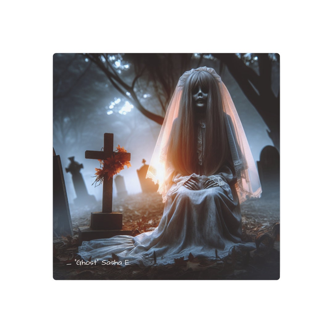 Cemetery Ghost Bride Creepy Gothic Metal Art Sign - Etsy